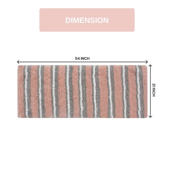 Home Weavers Glamour Collection 100% Polyester Microfiber TPR Non-Slip ...