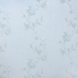 Dundee Deco Light Blue 18' L x 24" W Peel and Stick Wallpaper Roll - 18 ...