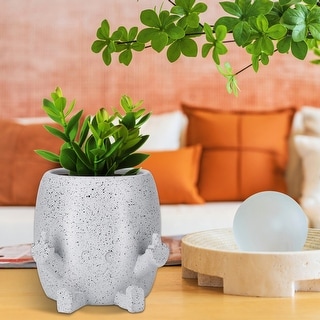 Funny Middle Finger Flower Pot Resin Garden Planter for Outdoors - 2.95 ...