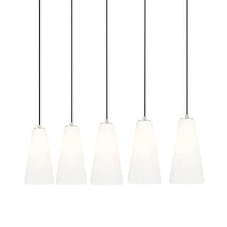 Z-Lite 3043P7-5L Farrell 5 Light 42" Wide Linear Chandelier - Bed Bath ...