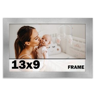 13x9 Frame Stainless Steel Silver Picture Frame - Modern Photo Frame ...
