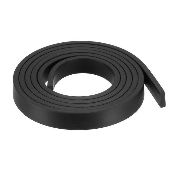 Solid Rectangle Rubber Seal Strip 10mm Wide 3mm Thick, 1M Long Black ...