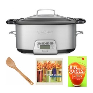 Cuisinart Cook Central Multi-Cooker (7Qt) with Cookbooks Bundle - Bed ...