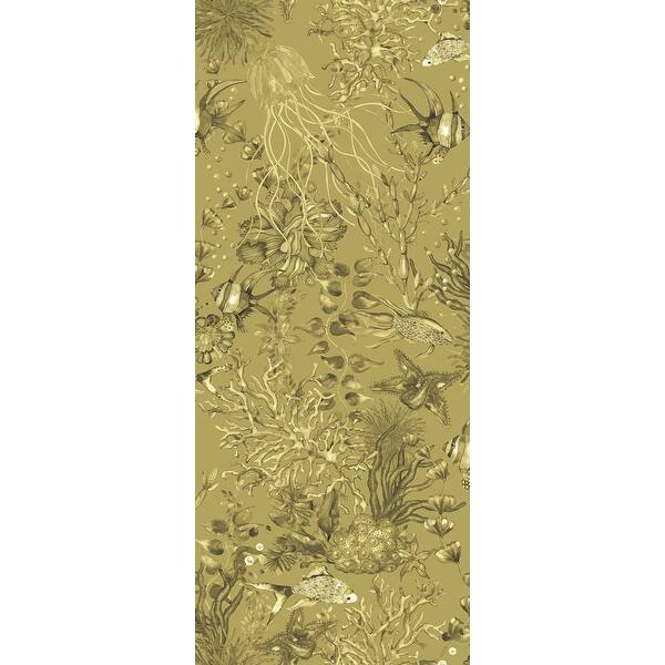 Fish Downey Bergen Mustard Marine Life 33 feet long X 21 inch wide ...