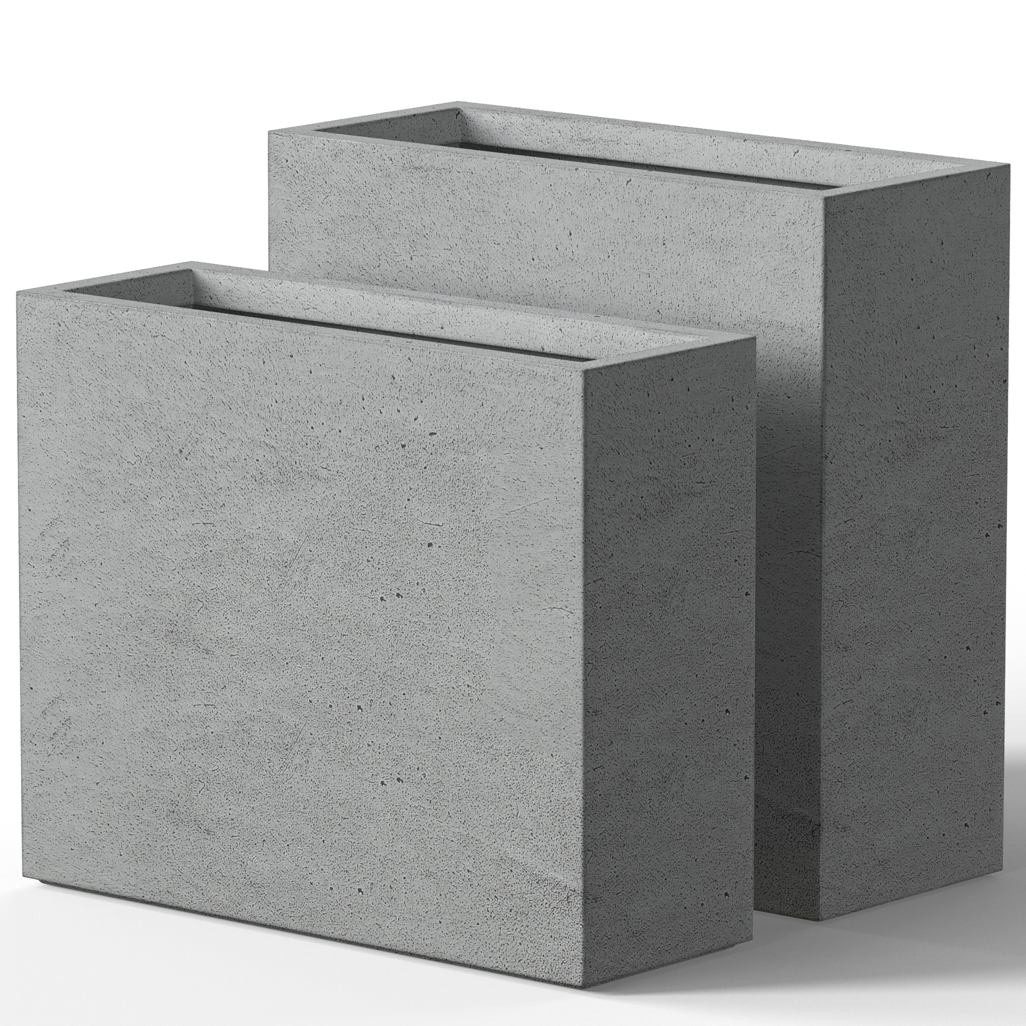 concrete planters rectangular