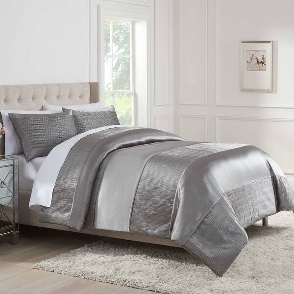 Martex Desiree Silver Comforter Set - Bed Bath & Beyond - 38265449