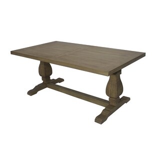 72 wide Rectangular Dining Table in Natural wood finish (with ...