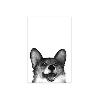 Corgi Print On Acrylic Glass by Laura Graves - Bed Bath & Beyond - 37516470