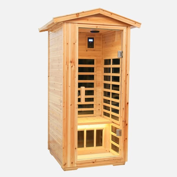 Far Infrared Outdoor Sauna Room For One Person - Bed Bath & Beyond ...