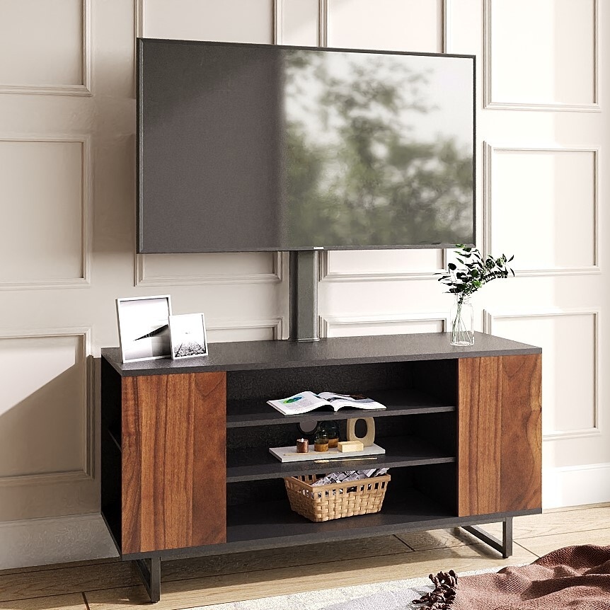 FITUEYES TV Stand With Mount For 32 70 TVS Up to 100 Pounds On Sale Bed Bath Beyond 33322576