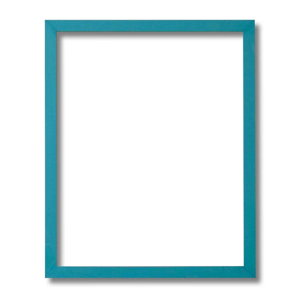 Signature Edge Chalkboard Turquoise Painted Wood Frame - Overstock ...