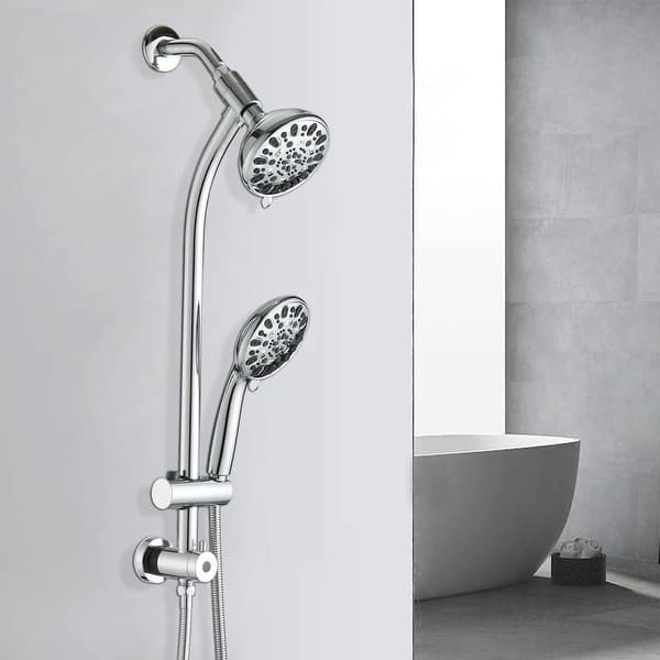 Vanityfair 7-setting Rain Shower Head 26-inch Stainless Steel Slide Bar ...