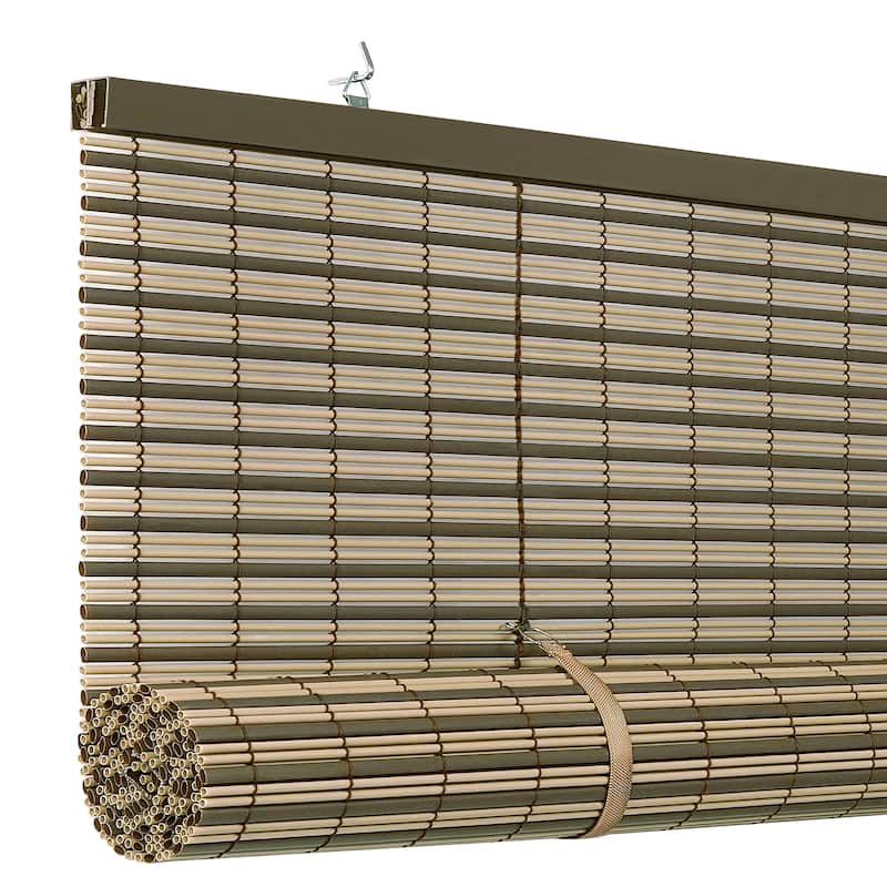 Porch & Den Longbow Vinyl Cordless Roll-up Veranda Blind - Overstock ...