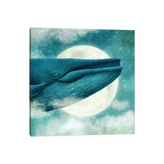 iCanvas "Dream Of The Blue Whale Square" by Terry Fan Canvas Print ...