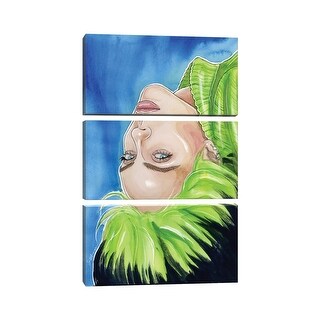 iCanvas "Billie Eilish V" by Sean Ellmore 3-Piece Canvas Wall Art Set ...