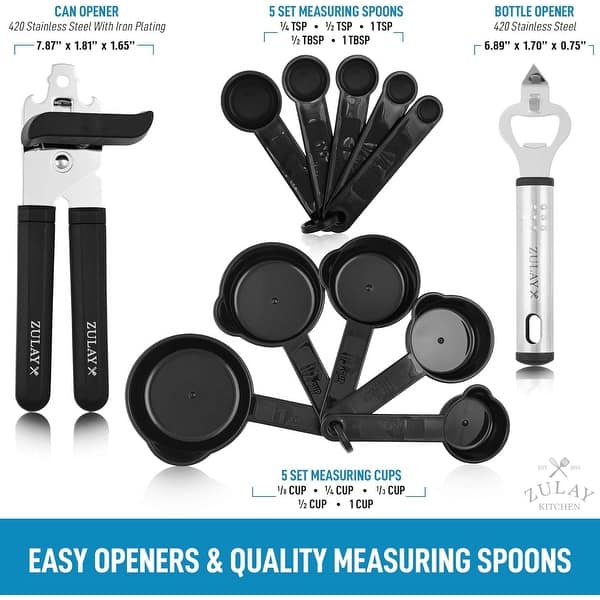 Zulay Kitchen 23 Piece Nylon Kitchen Utensils Set - On Sale - Bed Bath ...