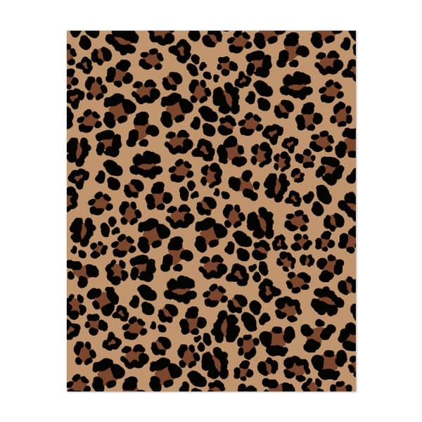 cheetah print pattern drawing