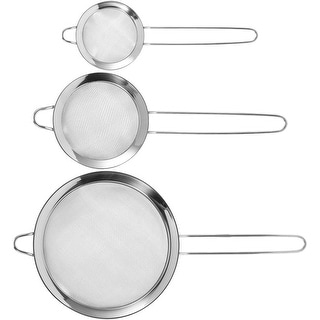 Stainless Steel Fine Mesh Strainer Set - Bed Bath & Beyond - 40377154