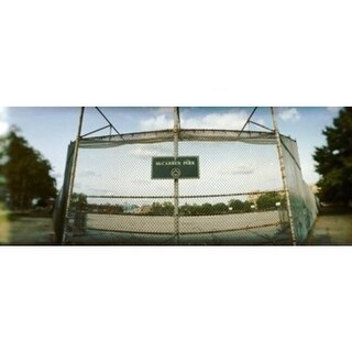 Chainlink Fence In A Public Park Mccarren Park Greenpoint Brooklyn New ...