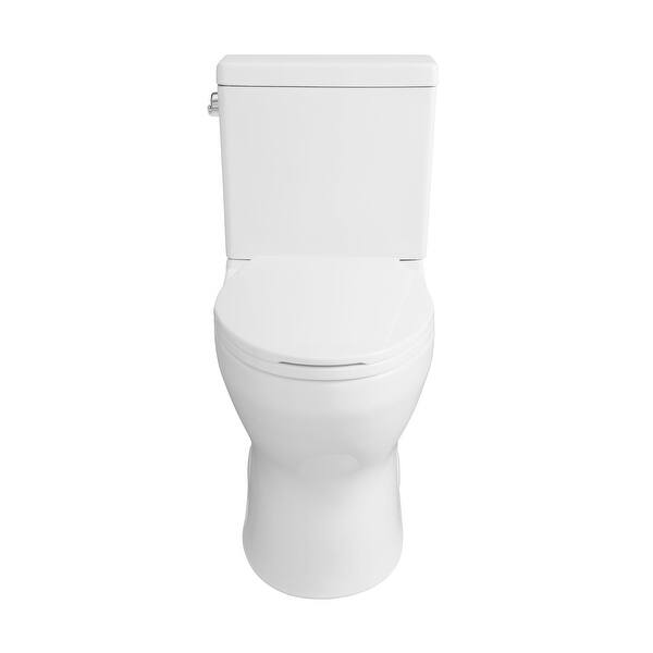 Classe Two-Piece Elongated Left Side Flush Handle Toilet - Bed Bath ...