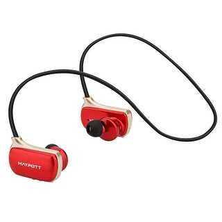 AGPtek W273 Bluetooth Headset Stereot MP3 Headset 16G Red - M - Bed ...
