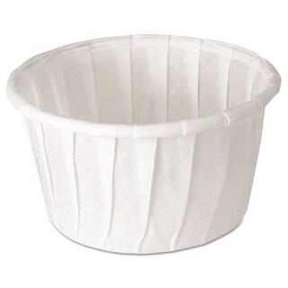 Treated Paper Souffle Portion Cups, White, 250/Bag, 20 Bags/Crtn ...