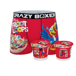 Crazy Boxers Froot Loops Toucan Sam Boxer Briefs In Cereal Cup - Bed ...
