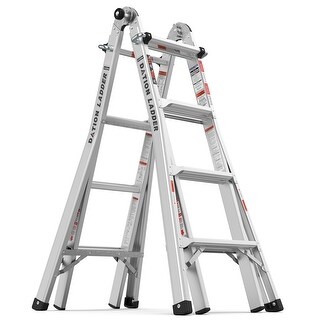 Aluminum Alloy Telescopic Ladder A-type Ladder Straight Ladder - Bed ...