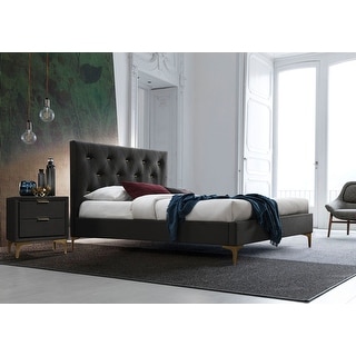 Colton Mid-Century Modern Platfoam Bed - Bed Bath & Beyond - 32807450