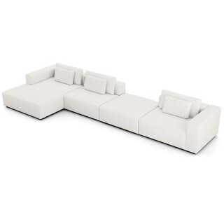Spruce Modular Sofa Set 10 in Chalk Fabric - Bed Bath & Beyond - 35894866