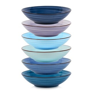 Porcelain 40oz Large Pasta Bowls, 9 Inch Plate Bowls, Salad Bowls ...