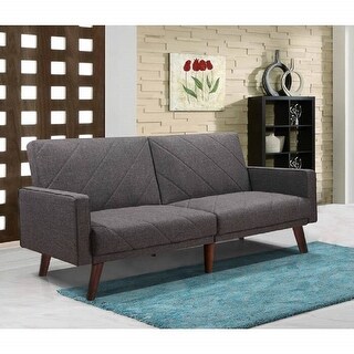 Mid Century Convertible Futon Sofa Couch, Living Room Sleeper Sofa Bed ...