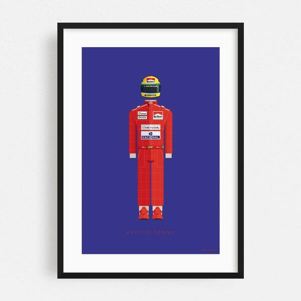 Ayrton Senna Digital Dorm Art Sports Art Print/Poster - Bed Bath ...