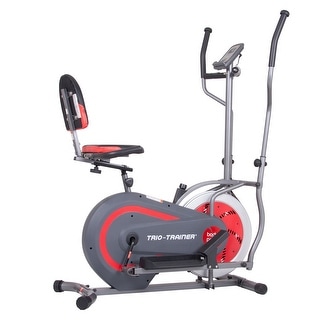 BRT5088 Trio-Trainer 3-in-1 Elliptical and Upright Recumbent Exercise ...