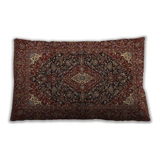 Ahgly Company Traditional Classic Indoor-Outdoor Red Blood Red Lumbar ...