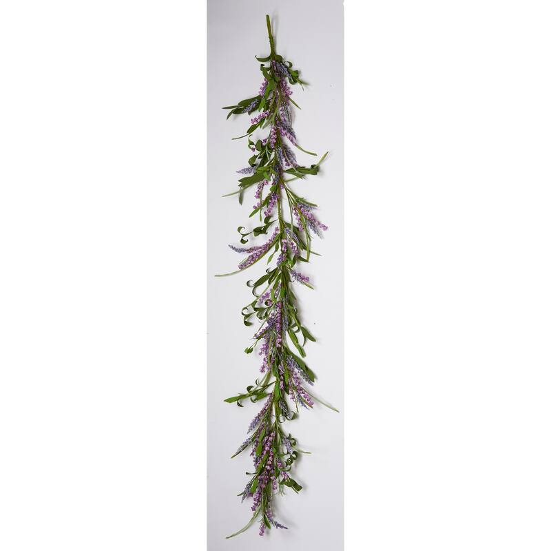 6' Lavender Garland - 12 - Overstock - 39855357