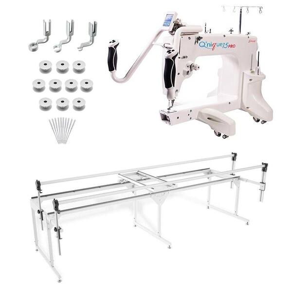 Grace Q'nique 15 Pro Quilting Machine with Q-Zone Queen Frame with ...
