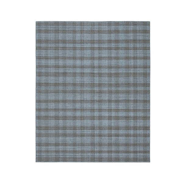Hand-Woven Beige Modern Plaid A beige plaid rug Rug - Bed Bath & Beyond ...