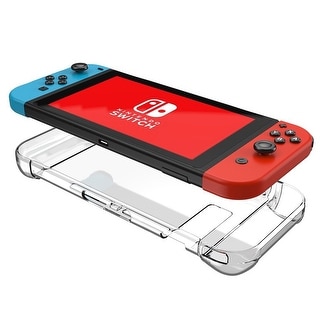 AGPtek Transparent Clear Hard Case and Joy Con Cases Shock-Absorption ...