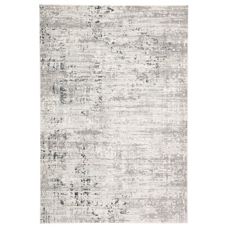 Arabella Handmade Abstract Light Gray/ White Area Rug - On Sale - Bed ...