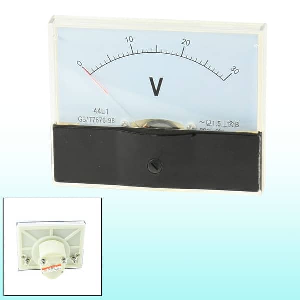 Voltage Testing AC 30V Class 1.5 Accuracy Analog Voltmeter Gauge - AC 0 ...
