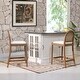 Panama Arched Cane Rattan Counter and Bar Stool (Set of 2) - Bed Bath ...