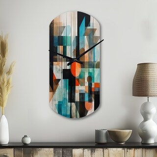 Orange Abstracted Geometric Explorations I - Abstract Geometric Large ...