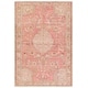 Cheney Machine Washable Medallion Pink/Beige Rug - Bed Bath & Beyond ...