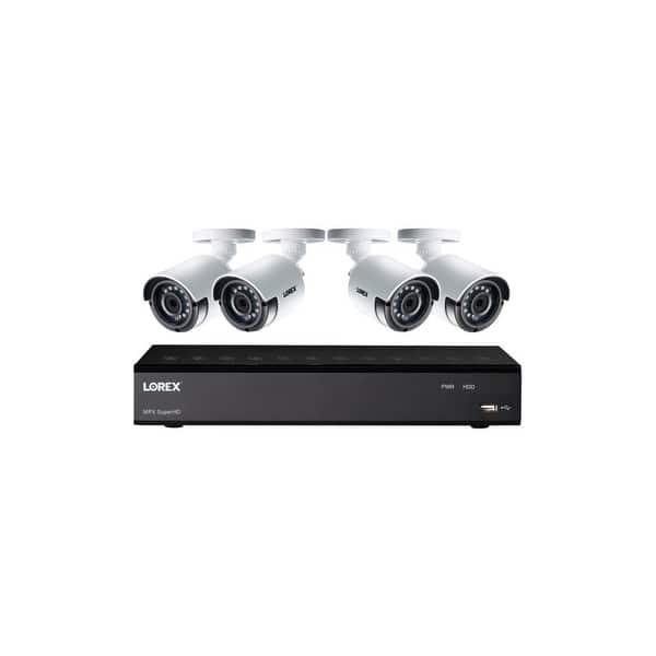 Lorex lha41041tc4b 4.0-megapixel super hd 4-channel 4-camera security ...