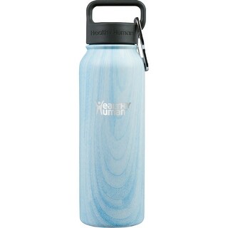 Healthy Human Stainless Steel Water Bottle (Blue Wood, 21 oz/ 621 ML ...