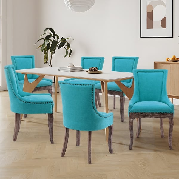 teal dining room set