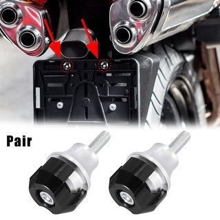 1 Pair Universal Motorcycle License Plate Frame Bolts Screws Aluminum ...