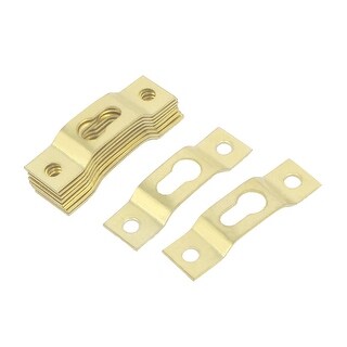 40mm x 11mm Wall Hanging Picture Photo Frame Hidden Hooks Gold Tone ...