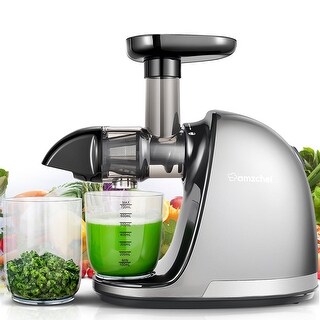 Masticating Slow Juicer with Quiet Motor, Juicer Machine with Reverse ...